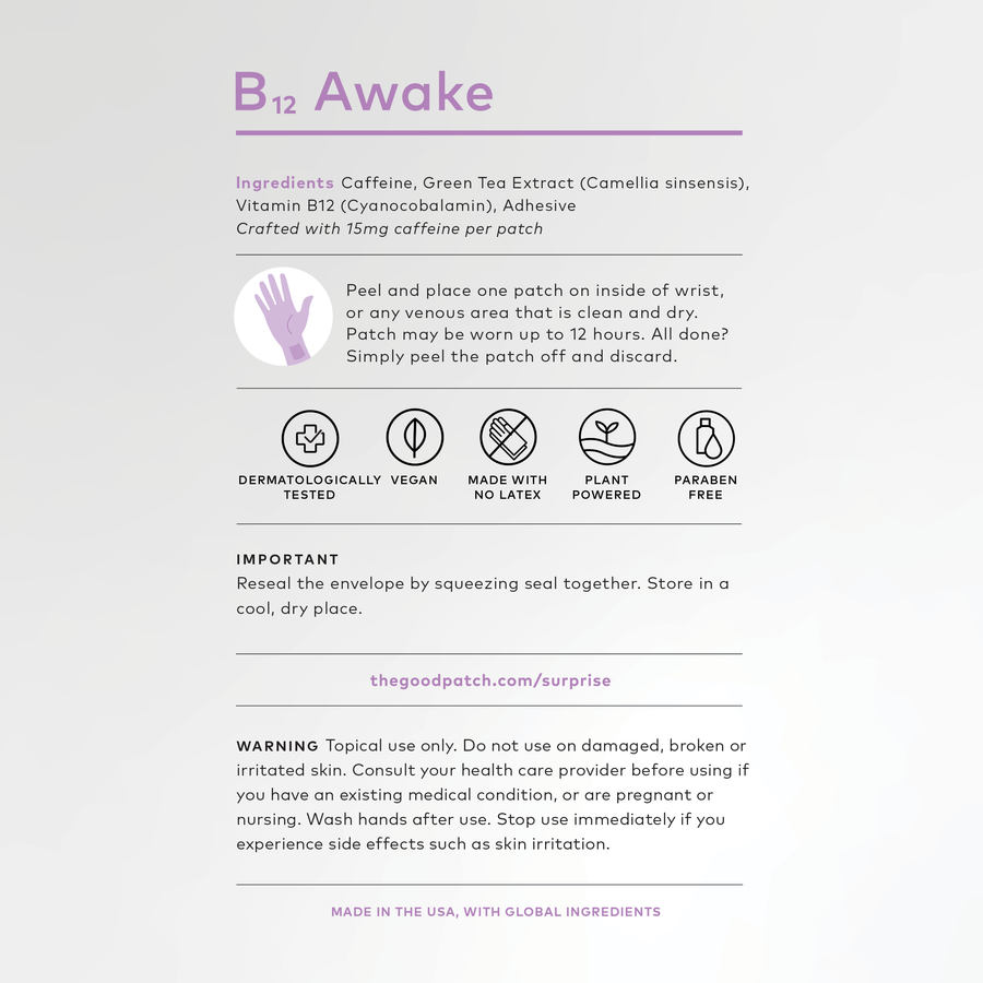 B12 Awake - The Good Patch