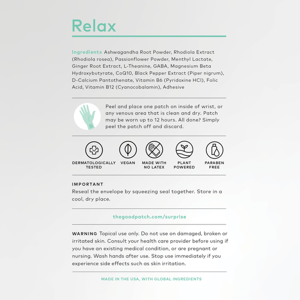 Relax - The Good Patch