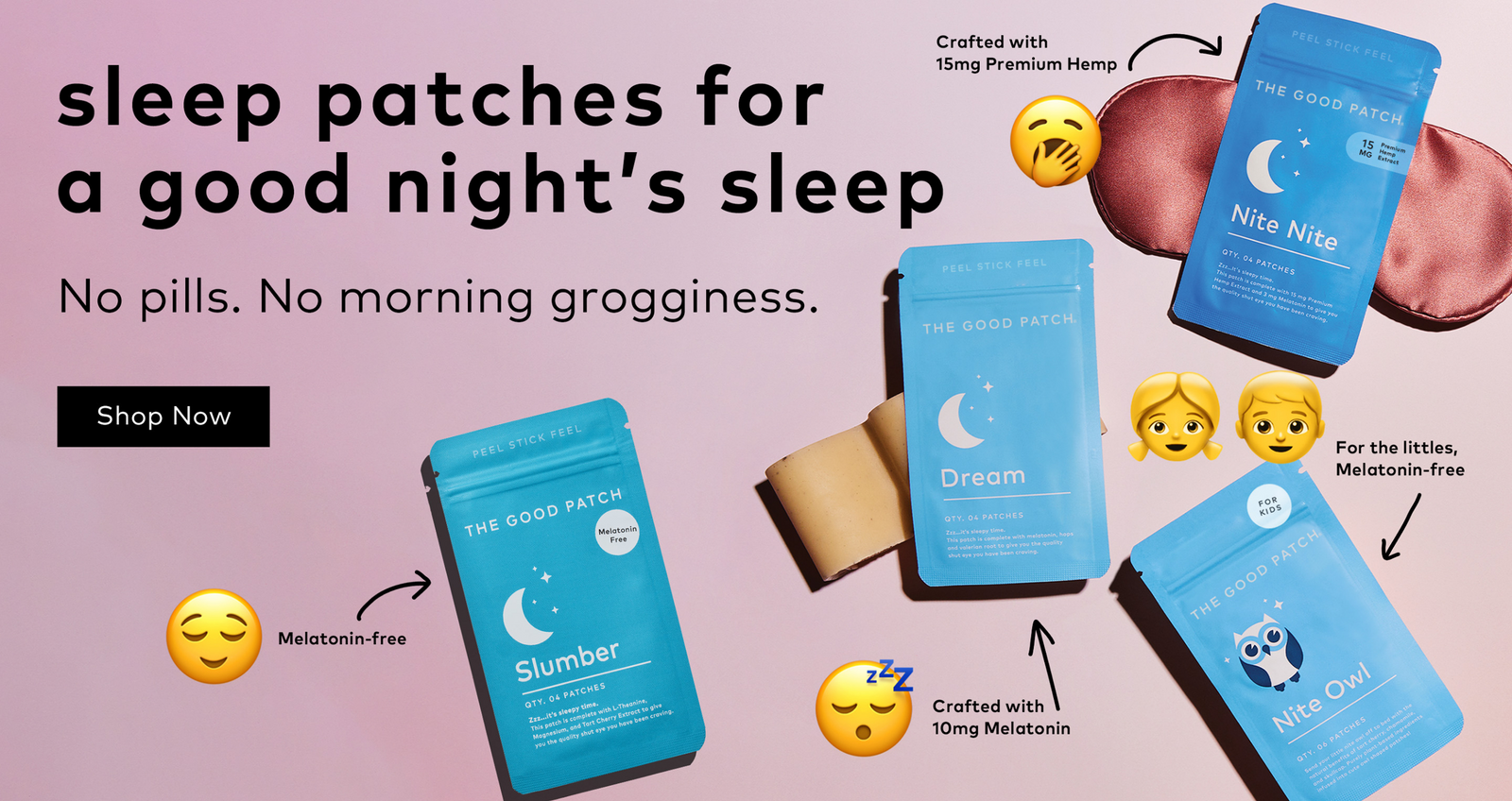 The Good Patch - Plant & Hemp-Powered Wellness Patches