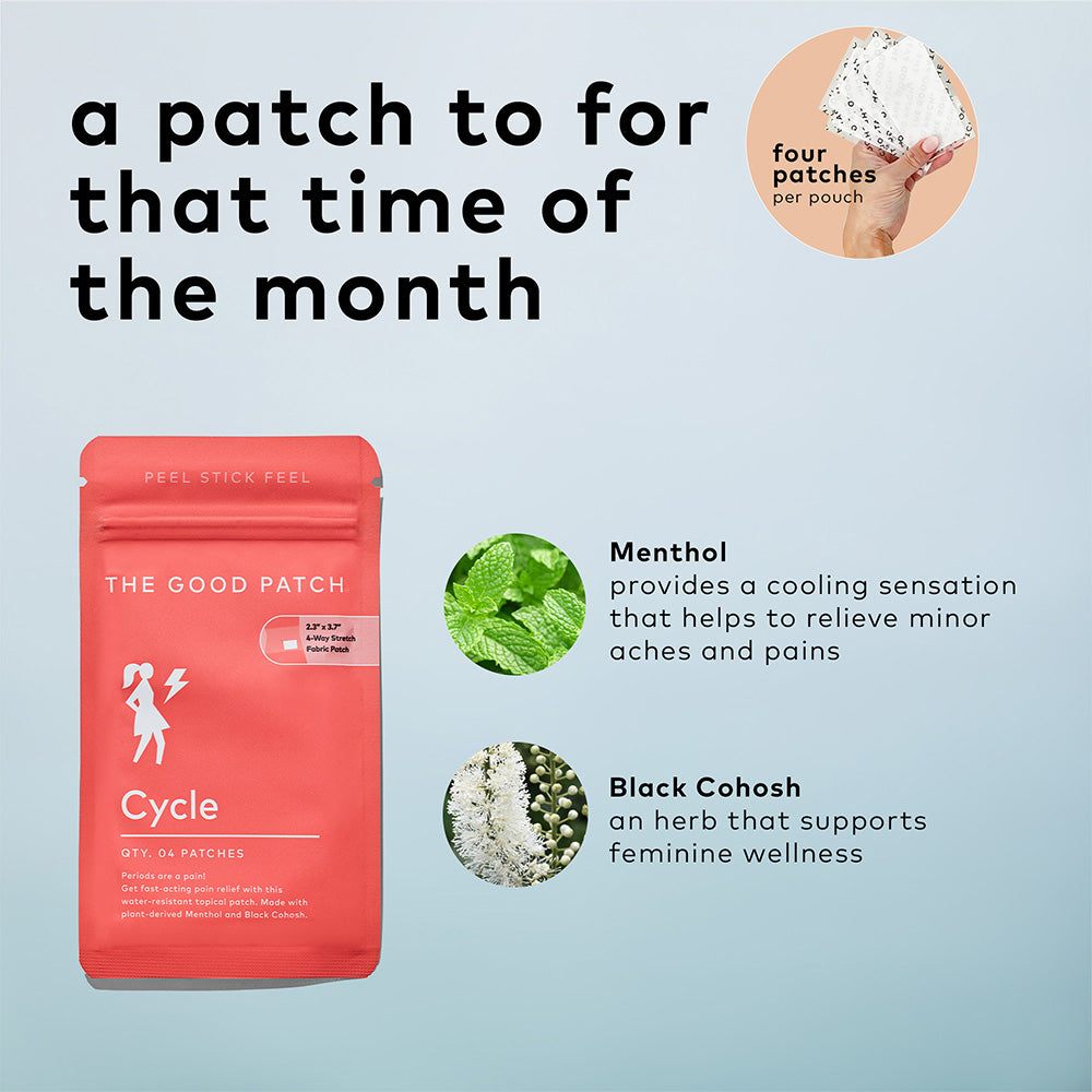 Cycle Patches - Patches For Cramps | The Good Patch